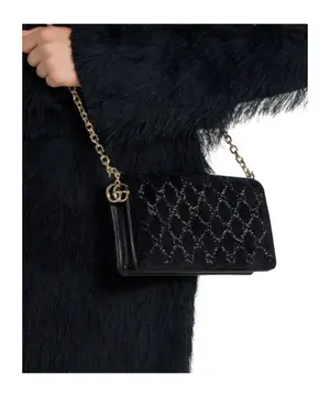 Gucci Gg Crystals Clutch