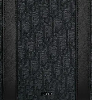 Dior Monogrammed Briefcase With Adjustable Strap