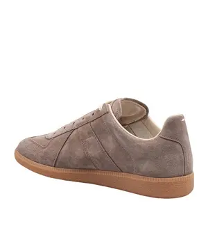 MAISON MARGIELA Replica Panelled Suede Sneakers - Light Brown