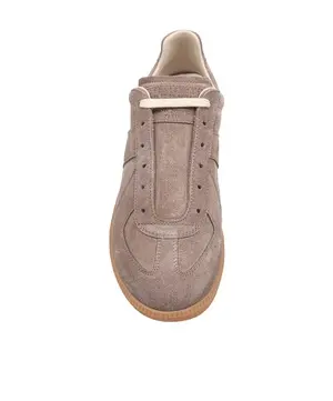 MAISON MARGIELA Replica Panelled Suede Sneakers - Light Brown