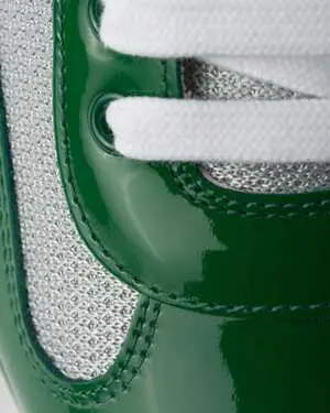 Prada Patent Leather And Technical Fabric America's Cup Sneakers