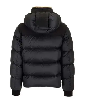 MOORER Hooded Quilted Down Jacket