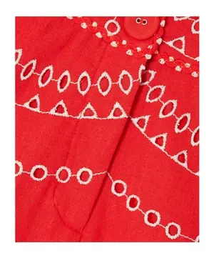 Charo Ruiz Ibiza Andrea Broderie Anglaise Cotton-blend Shorts