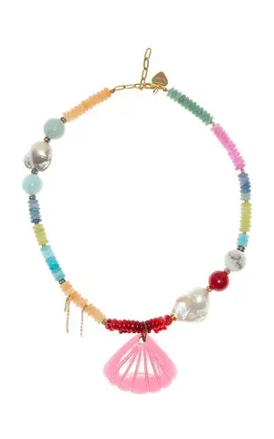 JOIE DIGIOVANNI Mermaid Rainbow -stone Necklace - Multi