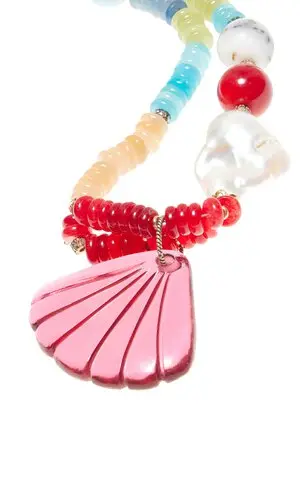 JOIE DIGIOVANNI Mermaid Rainbow -stone Necklace