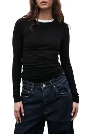 BAYSE Nyla Long Sleeve T-shirt - Black
