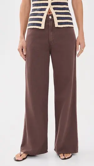 Madewell Petite Ultimate Airy Denim Wide Leg Jeans - Cocoa