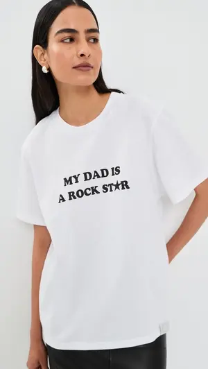 Stella McCartney My Dad Is A Rockstar Boyfriend T-shirt