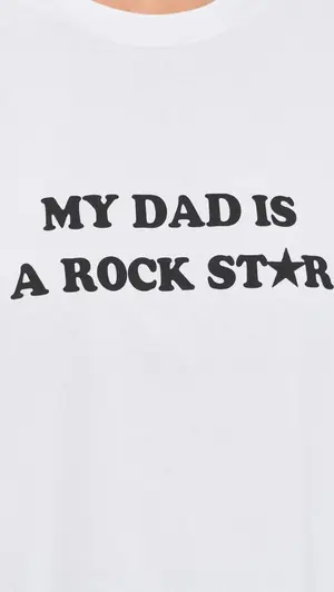 Stella McCartney My Dad Is A Rockstar Boyfriend T-shirt