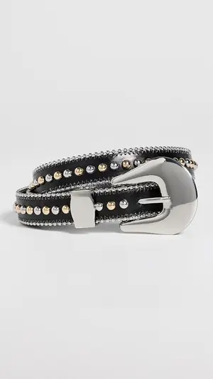 B-low The Belt Barcelona Belt - Black Silver