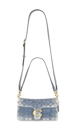 COACH Soft Crystal Signature Tabby Bag 26 In Blue