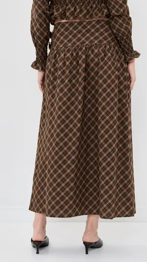 HOUSE OF SUNNY Check Buckle Skirt