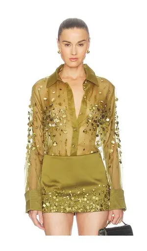 Retrofete Quilly Embroidered Blouse