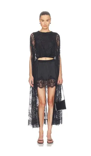 Zimmermann Valiant Lace Caped Top