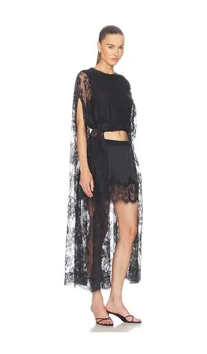 Zimmermann Valiant Lace Caped Top