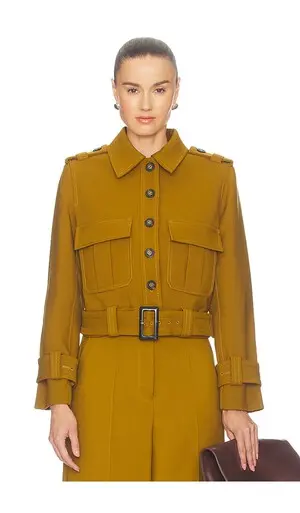 Zimmermann Valiant Cropped Utility Jacket