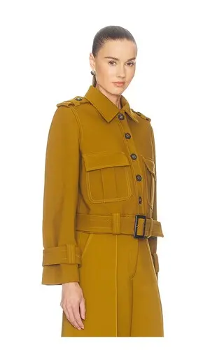 Zimmermann Valiant Cropped Utility Jacket