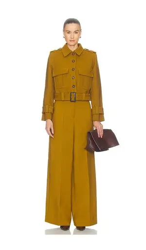 Zimmermann Valiant Cropped Utility Jacket