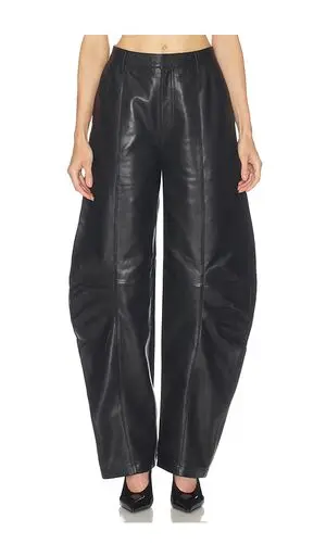 ROTATE BY BIRGER CHRISTENSEN Leather Cargo Pants