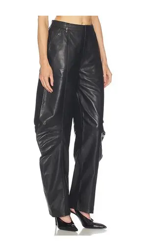 ROTATE BY BIRGER CHRISTENSEN Leather Cargo Pants