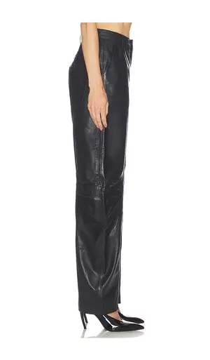 ROTATE BY BIRGER CHRISTENSEN Leather Cargo Pants