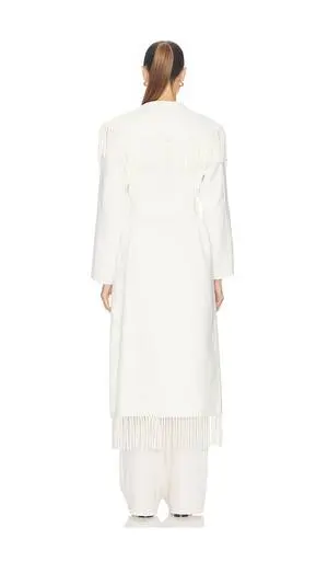 Simkhai Fringe Robe Coat