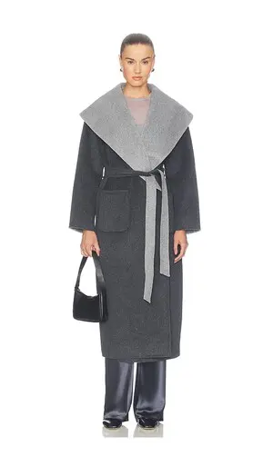 Simkhai Allura Reversible Belted Coat