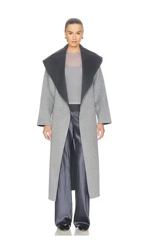 Simkhai Allura Reversible Belted Coat
