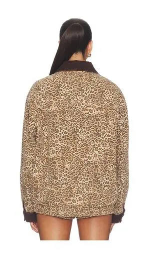 Show Me Your Mumu Carter Bomber Jacket In Brown