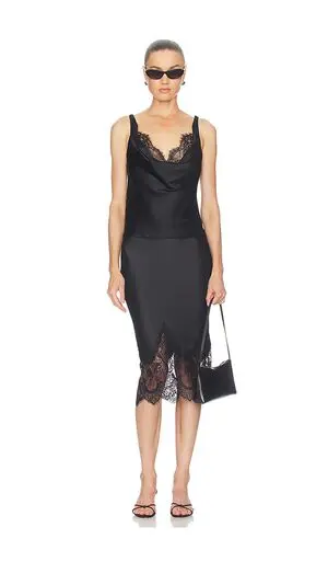 L'Agence Evadne Cowl Neck Tank