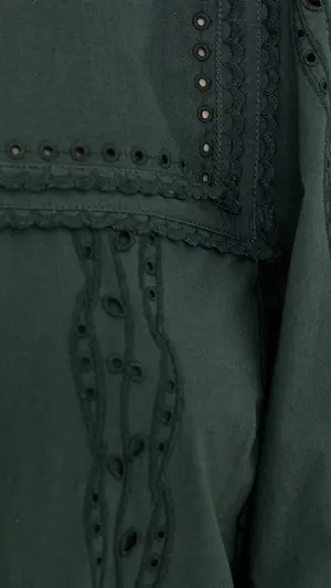 Ulla Johnson Keira Eyelet Cotton Mini Dress