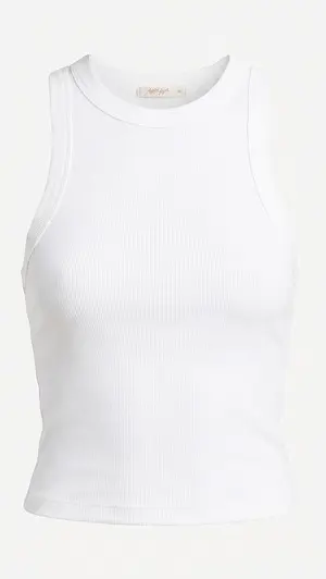 Marine Layer Lexi Rib Sun-in Crop Tank Top