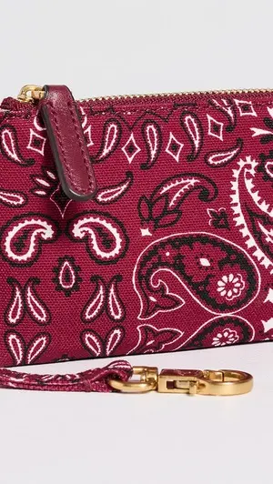 Madewell Bandana Mini Pouch Keychain