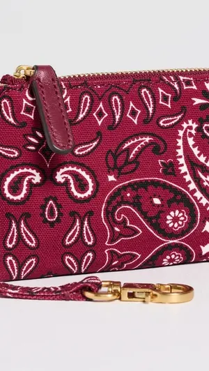 Madewell Bandana Mini Pouch Keychain