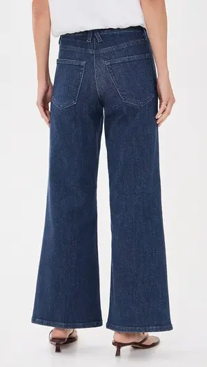 Good American Good Petite Palazzo Jeans