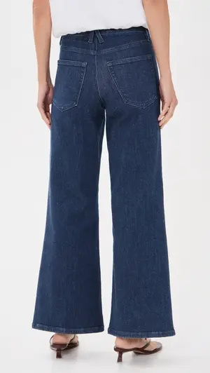 Good American Petite Palazzo Jeans - Indigo1153
