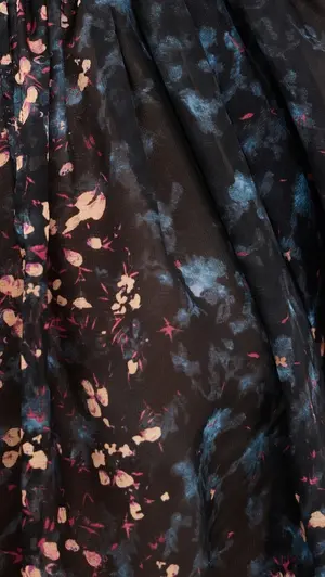 Ulla Johnson Elise Short Sleeve Silk Blouse - Eclipse