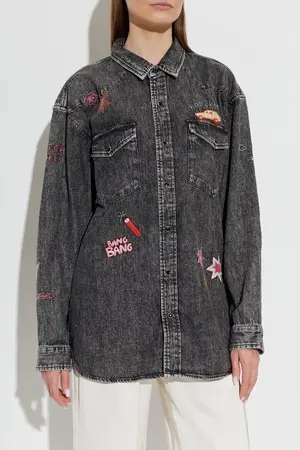 MOTHER Denim Shirt ‘the Exes And Ohs