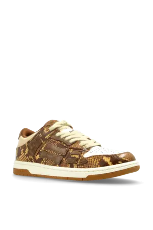 Amiri Snakeskin Effect Low Top Sneakers