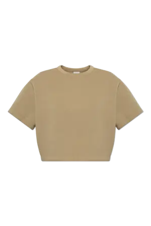 Nike Nike Oversized T-Shirt With Dropped Shoulders Beige