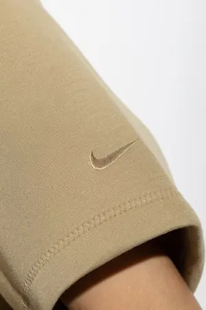 Nike Oversized T-shirt With Dropped Shoulders - Beige
