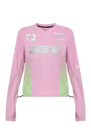 Nike Long Sleeve Technical T-shirt With Mesh Inserts