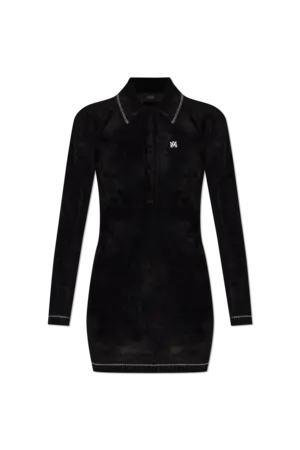 Amiri Polo Dress With Logo