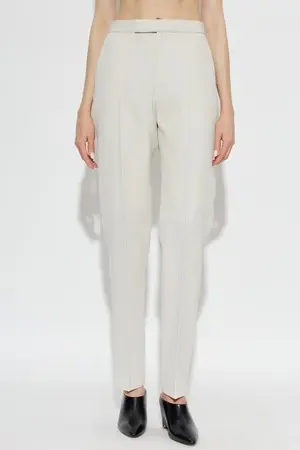 MAISON MARGIELA Wool Pleated Trousers