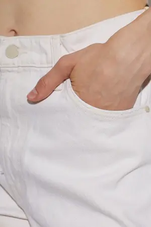 MOTHER The Dodger Skimp Jeans - Cream