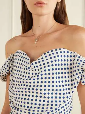 VIVIENNE WESTWOOD Aleksa Orb-detailed Pearl-effect Necklace
