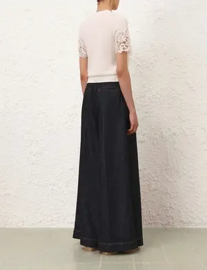 Zimmermann Valiant Merino Lace Tee