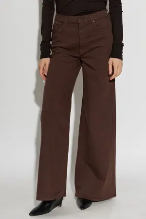 MOTHER The Undercover Sneak Jeans - Brown