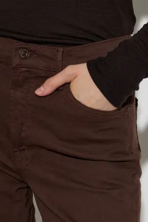 MOTHER The Undercover Sneak Jeans - Brown