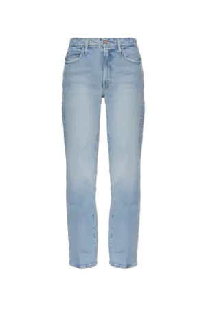 MOTHER The Kick It Jeans In Light Wash Denim